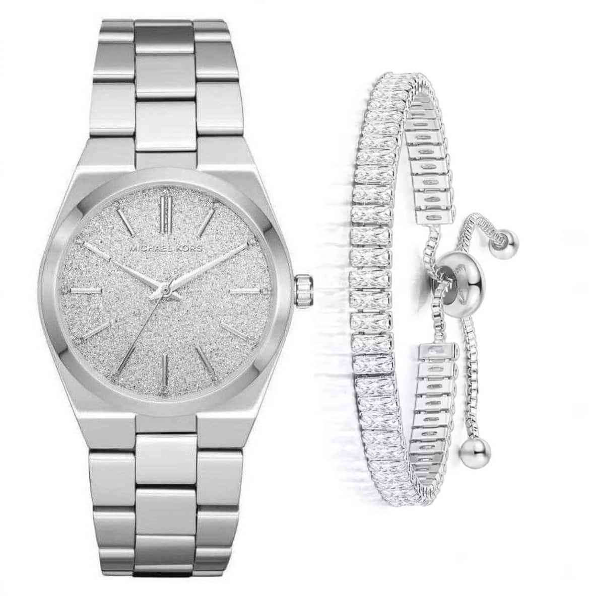 סט שעון וצמיד MK6626 וצמיד MICHAEL KORS - אשדוד.שופ